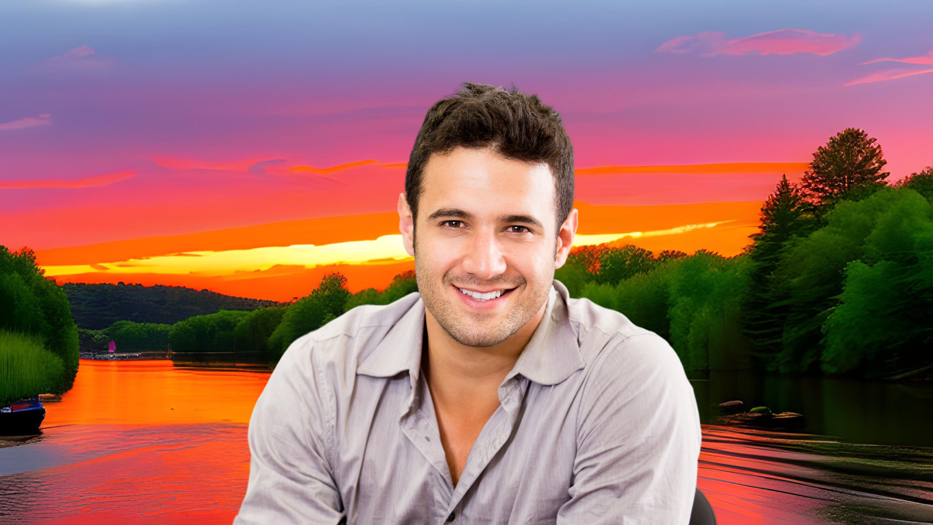 Sunset Zoom Background, Work From Home Office Backdrop, Photography ...