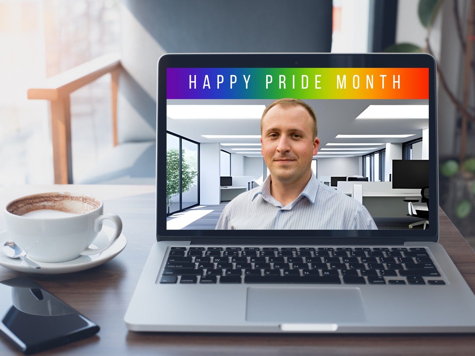 Zoom Background for LGBTQ Pride Month, Work From Home Virtual ...