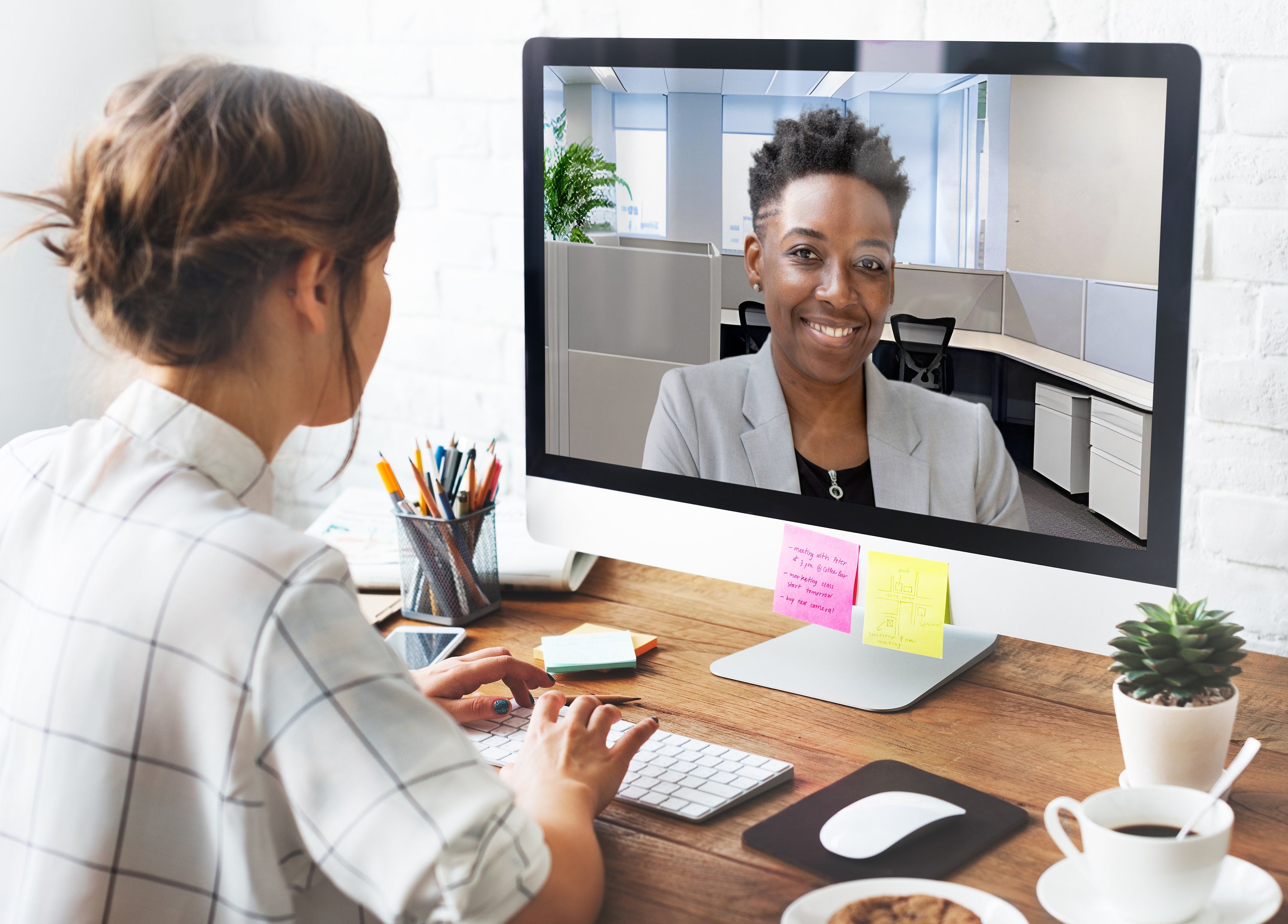 Cubicle Zoom Background, Work From Home Virtual Background, MS Teams ...