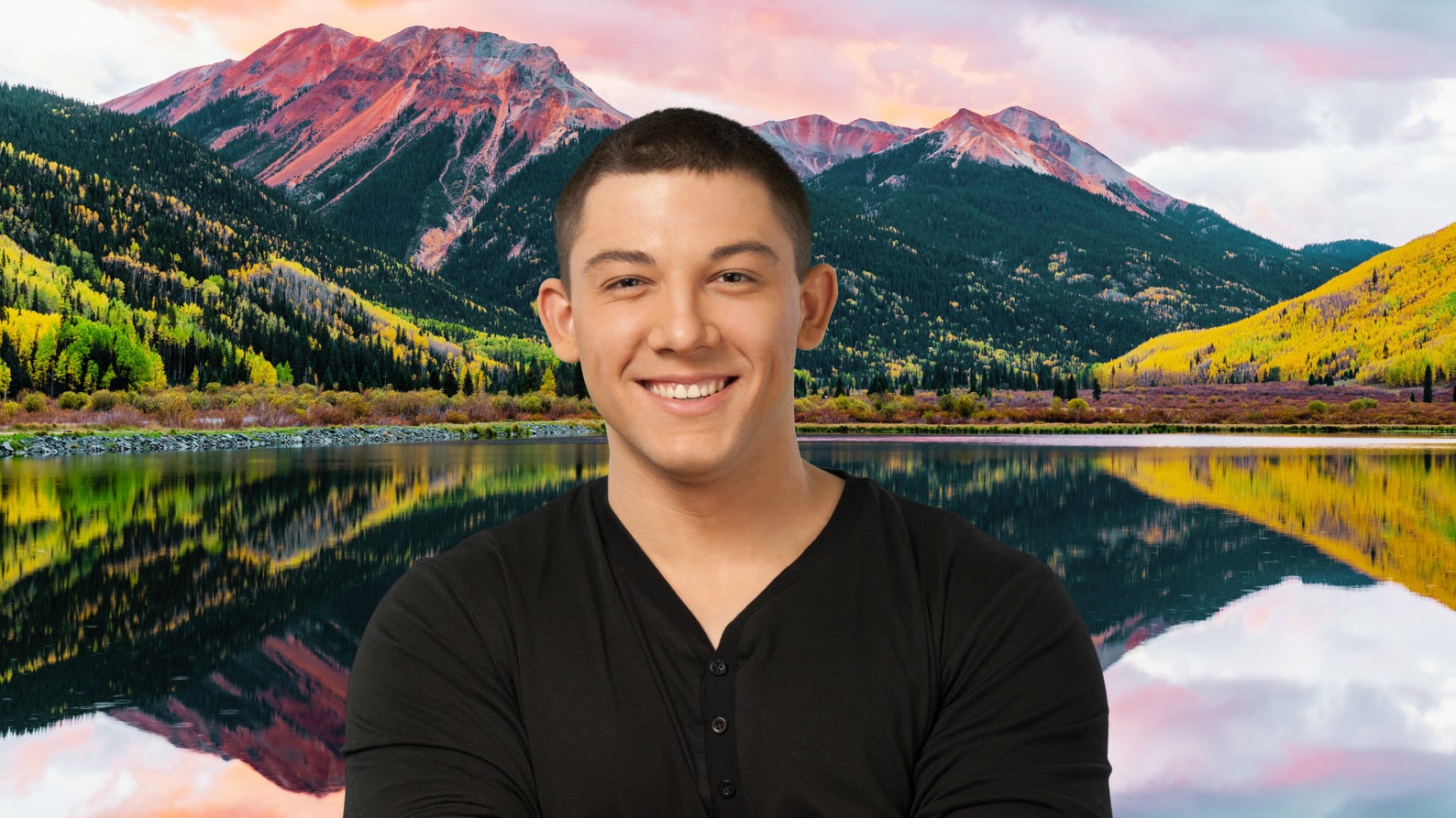 Mountains Zoom Background, Scenery Virtual Background, Colourful Lake ...