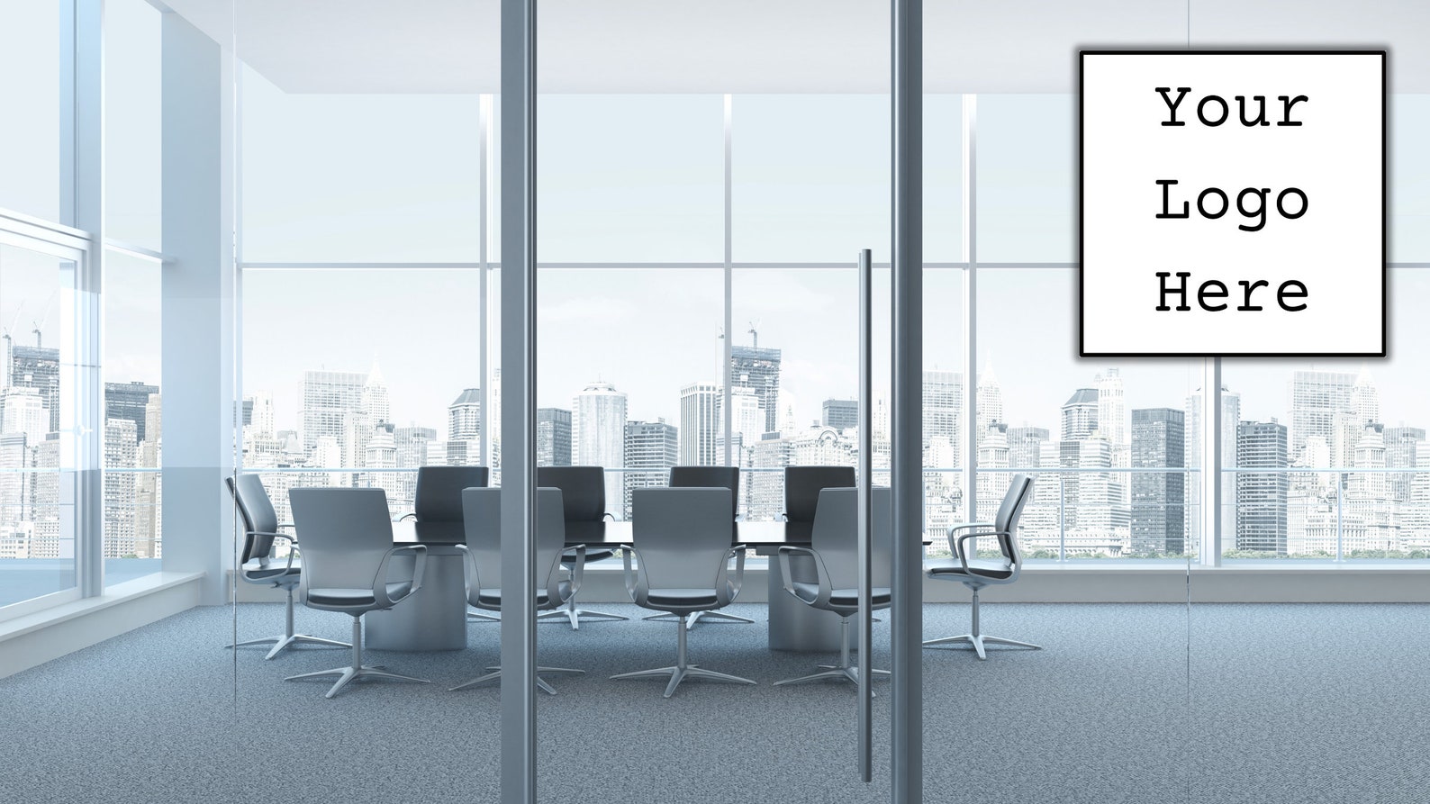 8 Custom Zoom Backgrounds Bundle for Teams, Professional Personalized ...