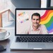Work From Home Zoom Background to Celebrate LGBTQ Pride Month, Bright ...