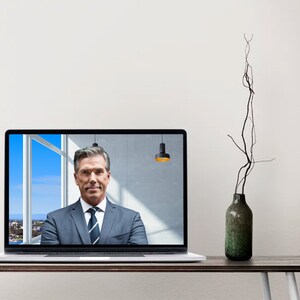 Instant Download Zoom Background, Clean Bright Windows Office Backdrop ...