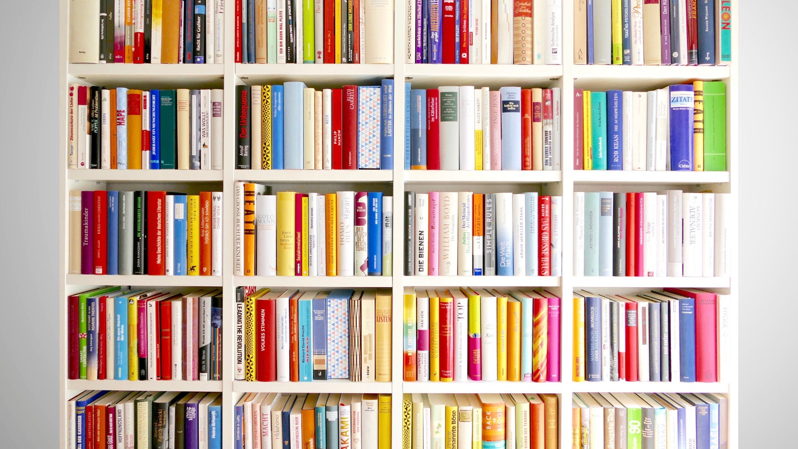 Zoom Background Bookshelf Home Office Virtual Background, White ...