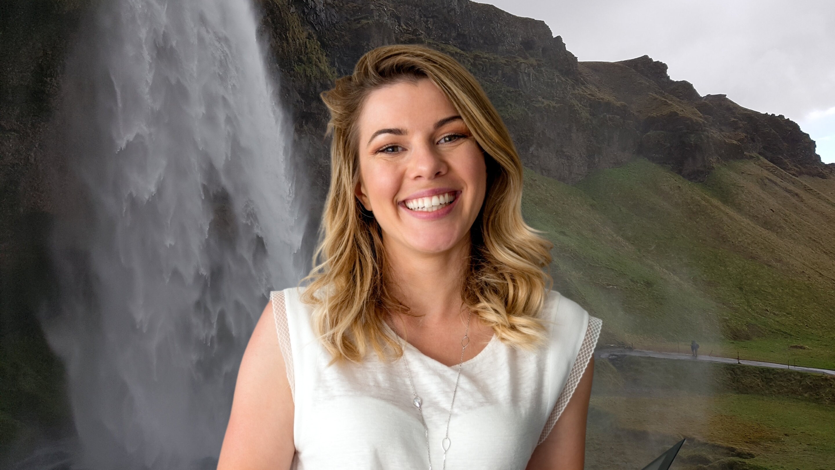 Waterfall Photography Virtual Background, Zoom Meeting, Zoom ...