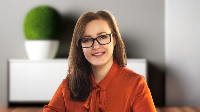 Blurred Zoom Background, Clean Professional Backdrop, Work From Home ...