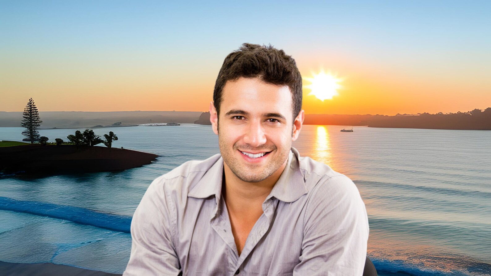 Sunset Zoom Background, Photography Backdrop, Work From Home Office ...