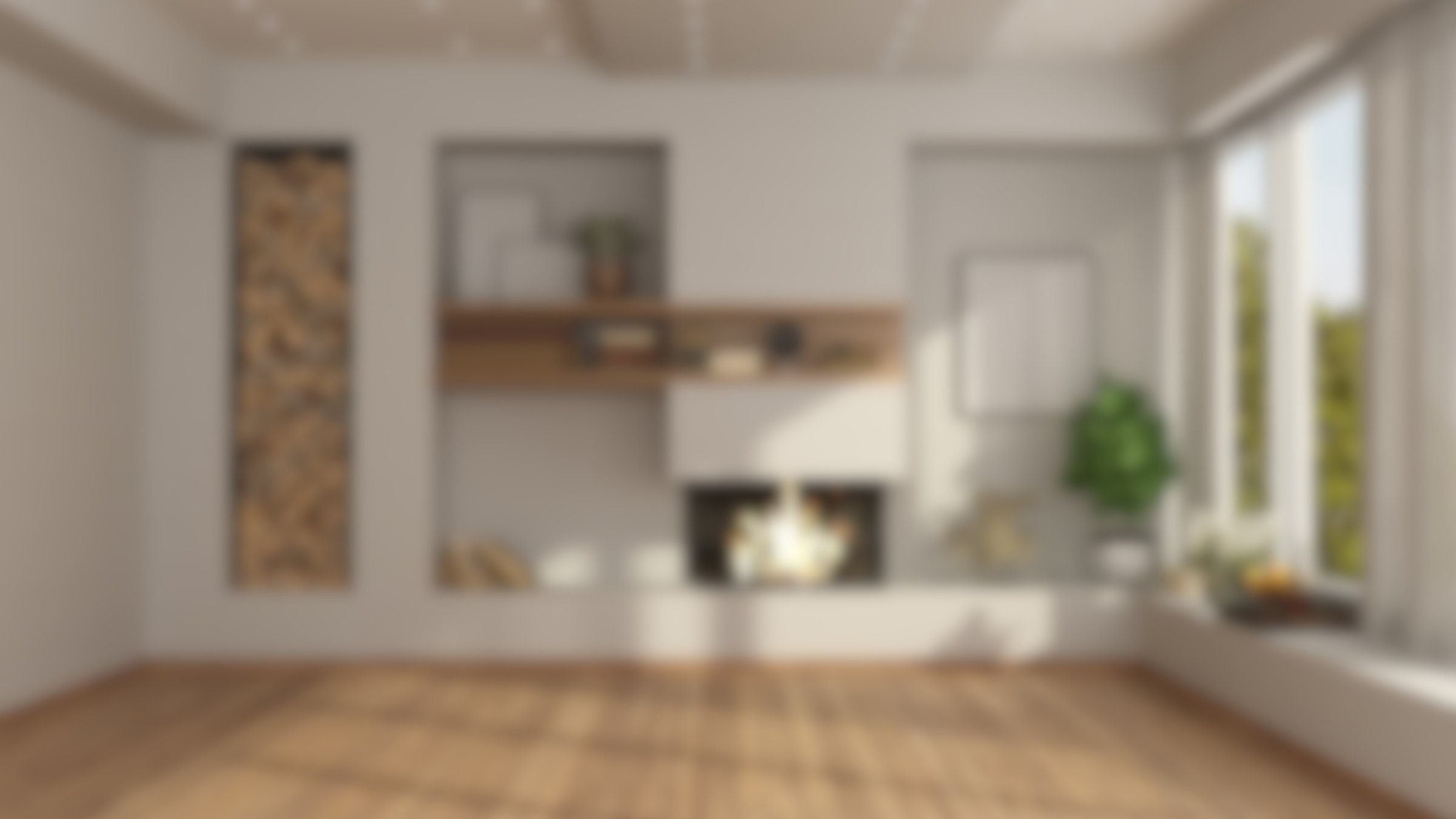 Zoom Background Office Blur, Blurry Digital Virtual Background ...