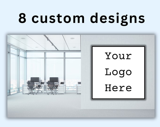 Personalized Zoom Background With Logo, Custom Corporate Office Zoom ...