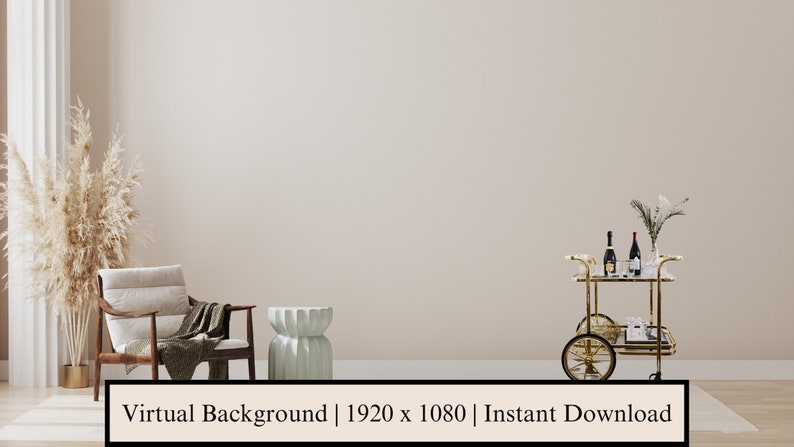 Minimalist Plain Wall Background, Virtual Background Office Zoom ...