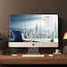 Motivational Zoom Background, Professional Skyline Office Backdrop ...