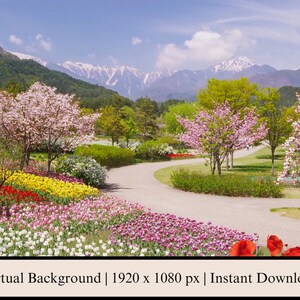 Scenic Landscape Zoom Background, Work From Home Virtual Background ...