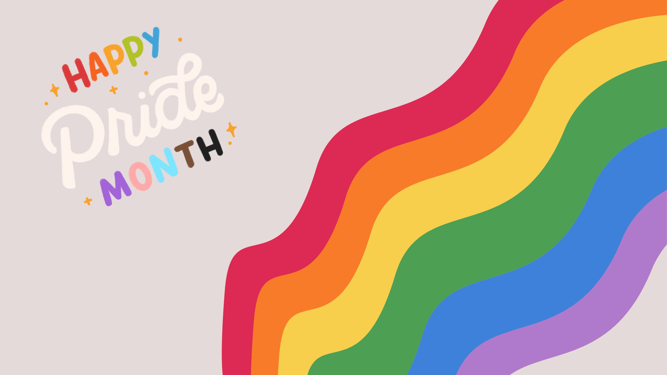 Work From Home Zoom Background to Celebrate LGBTQ Pride Month, Bright ...
