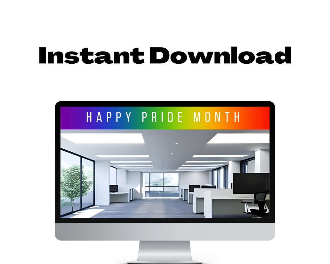 Zoom Background for LGBTQ Pride Month, Work From Home Virtual ...
