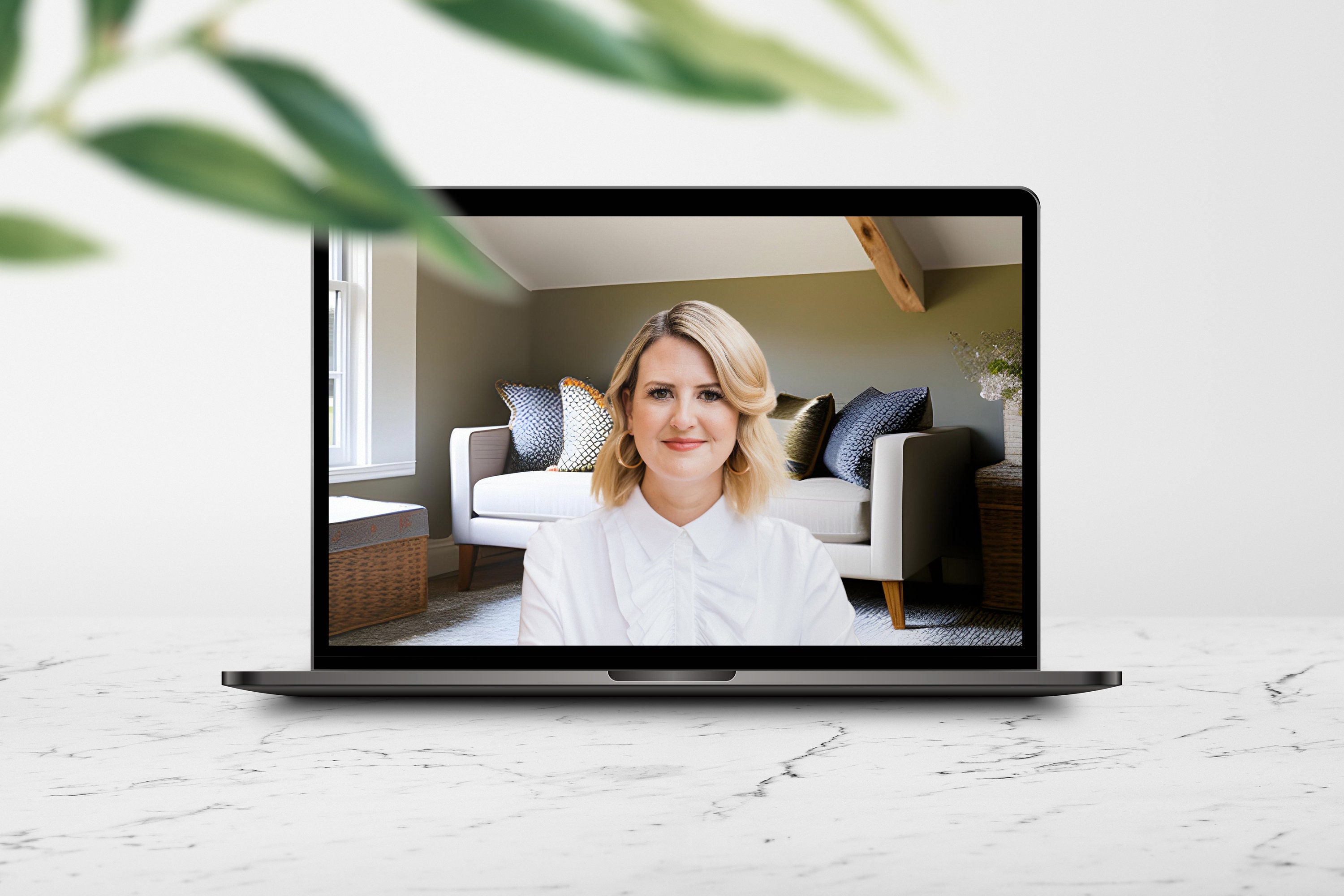 Zoom Background Instant Download, Zoom Backgrounds Home Office Backdrop ...