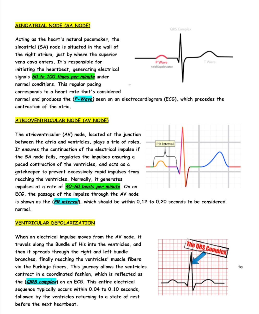 Instant Ekg's: EKG Nursing Bundle Digital - Etsy