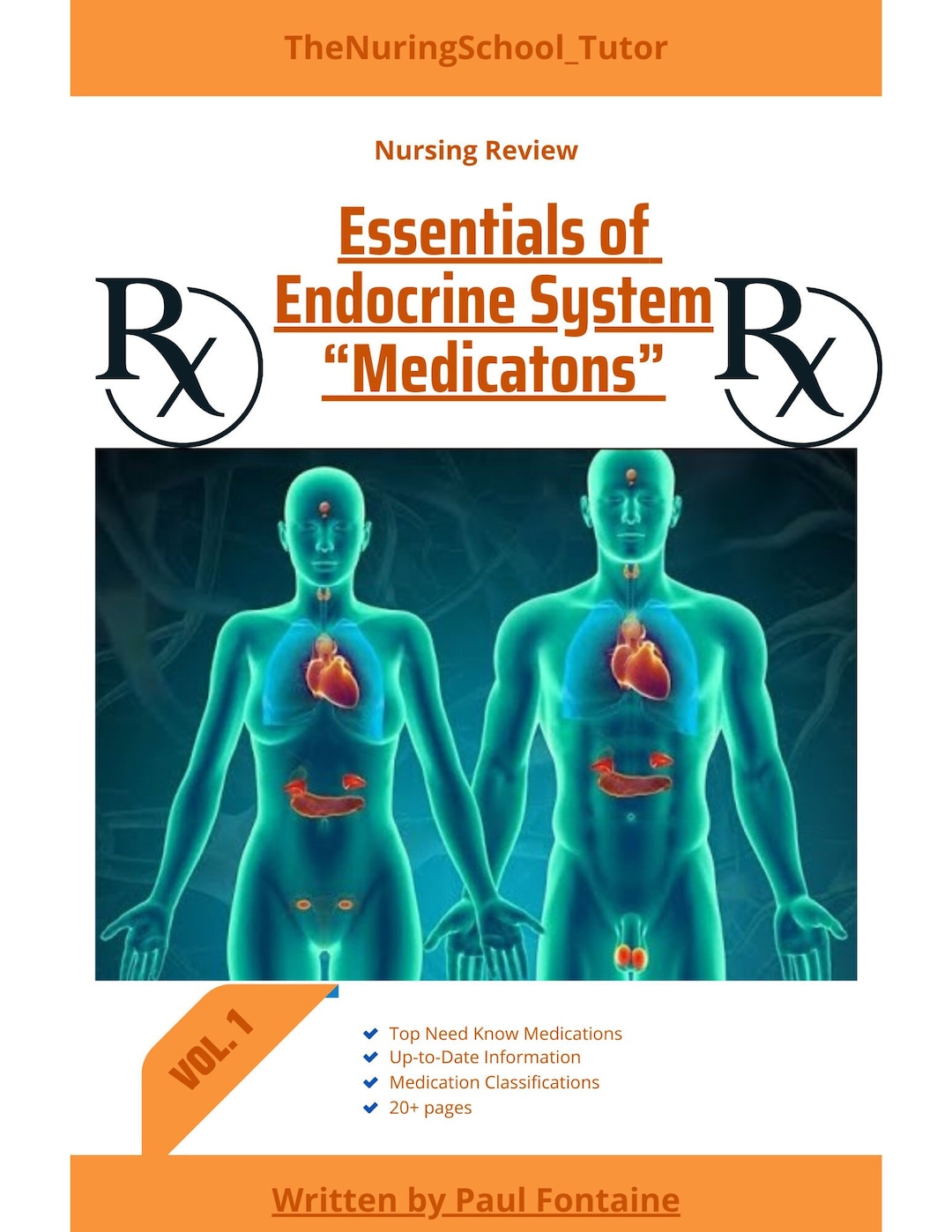 Essentials of Endocrine Medications Nursing School Notes Study Guide - Etsy
