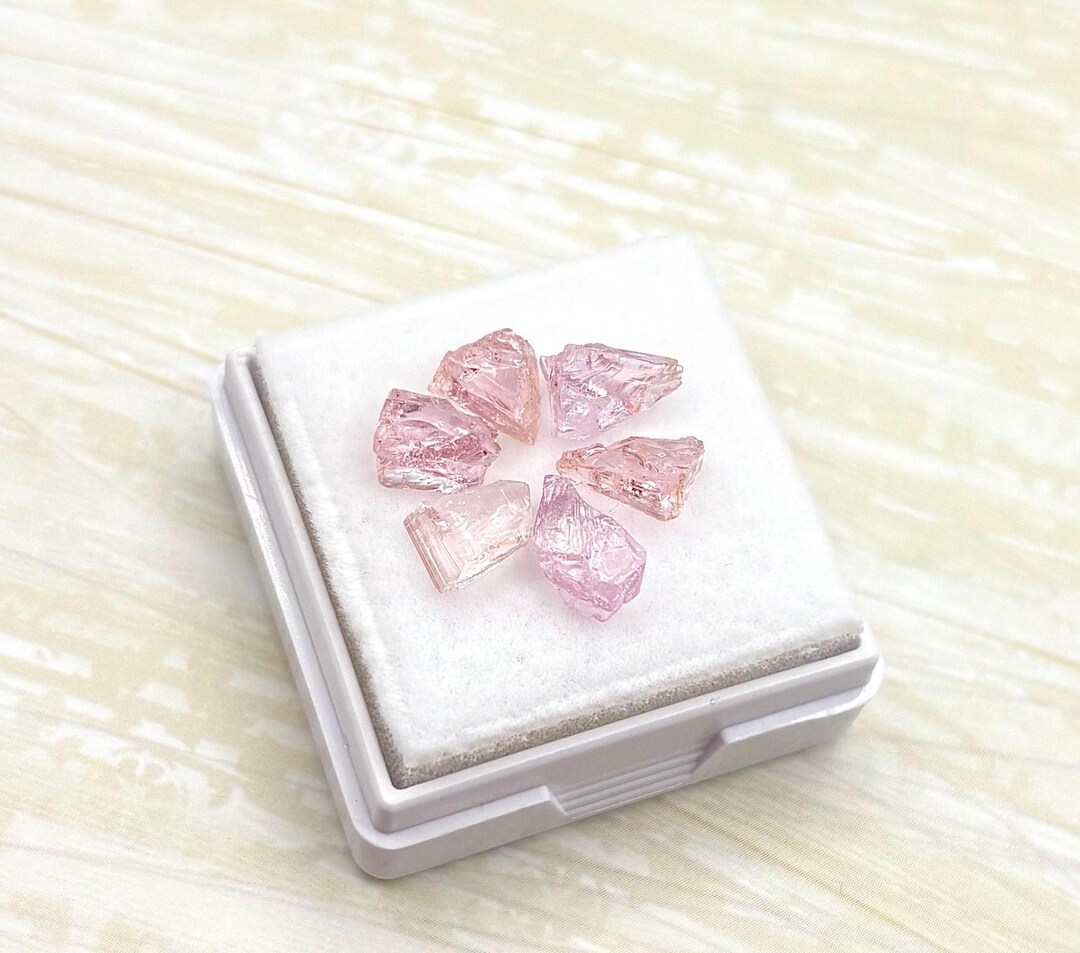 1 Gram Pink/imperial Topaz Crystals - Rough Crystal - Natural ...