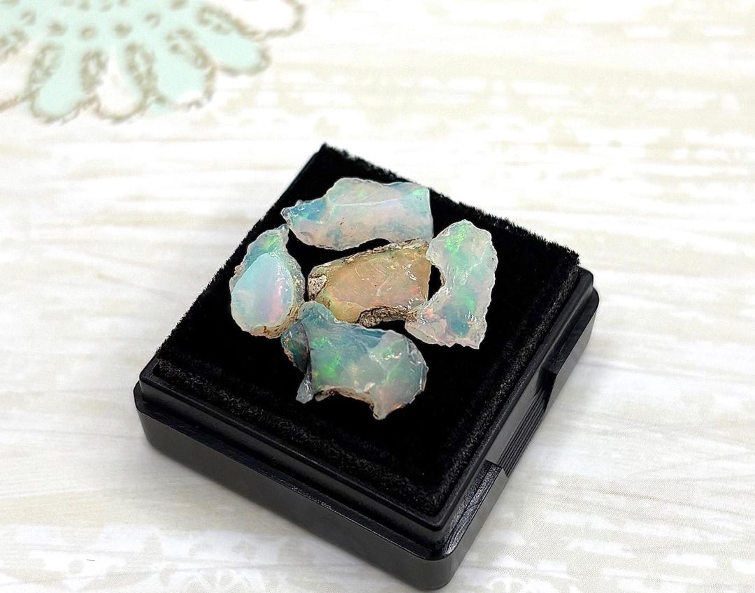 1 Gram Natural Rough Opal Crystals/chips Lot - S Size - Specimen ...