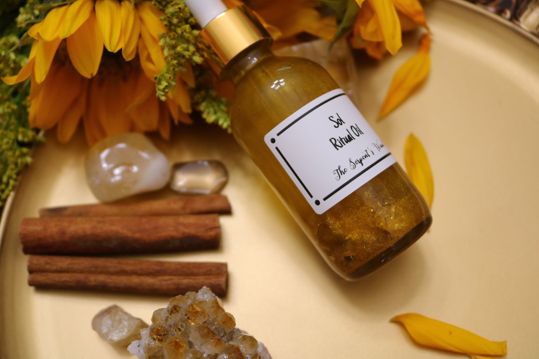 Sol Ritual Oil Candle Anointing, Rituals and Spells, Sun Energy, Deity ...