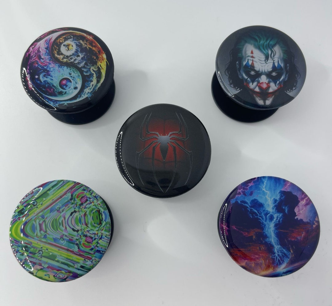 POP GRIP SOCKET Mobile Phone Holder Mount Stylish Unique Designs ...