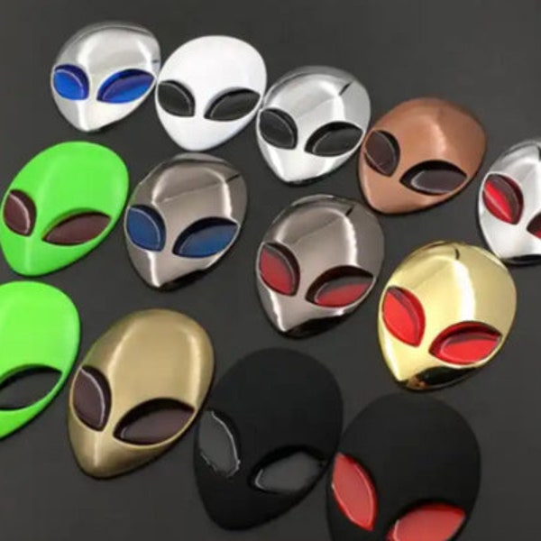 Alien Head Car Emblem - Etsy