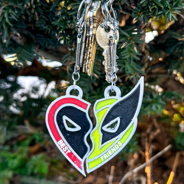 Deadpool and Wolverine Necklace - Etsy