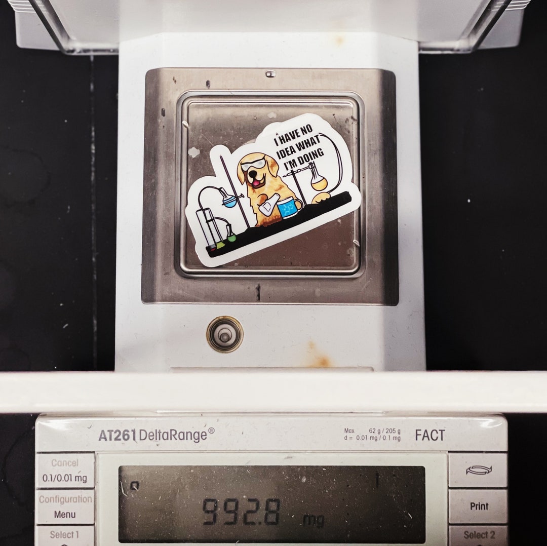 No Idea Dog Meme Vinyl Laminated Sticker (waterproof!) - Etsy