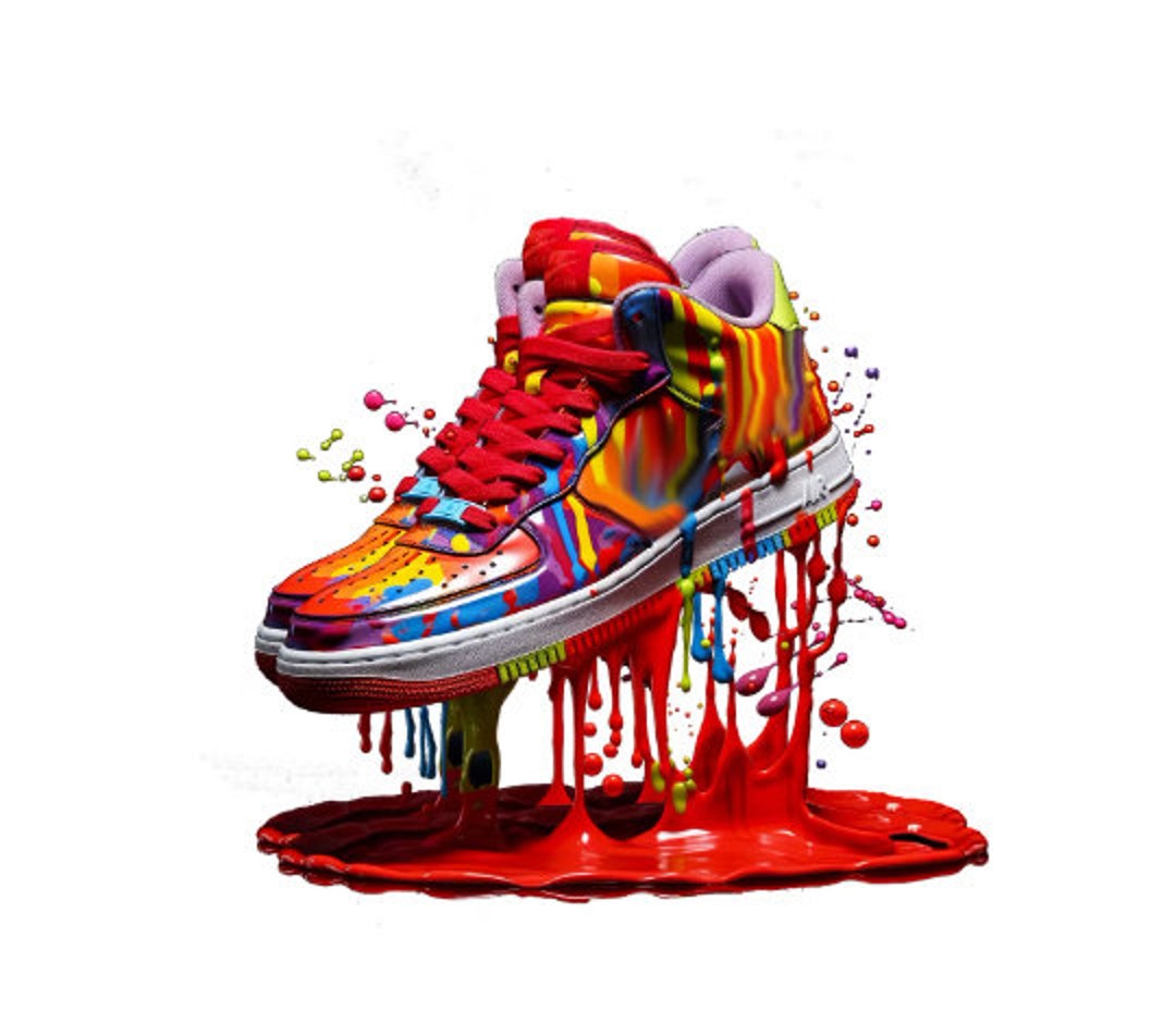 Sneakers Dripping PNG - Etsy