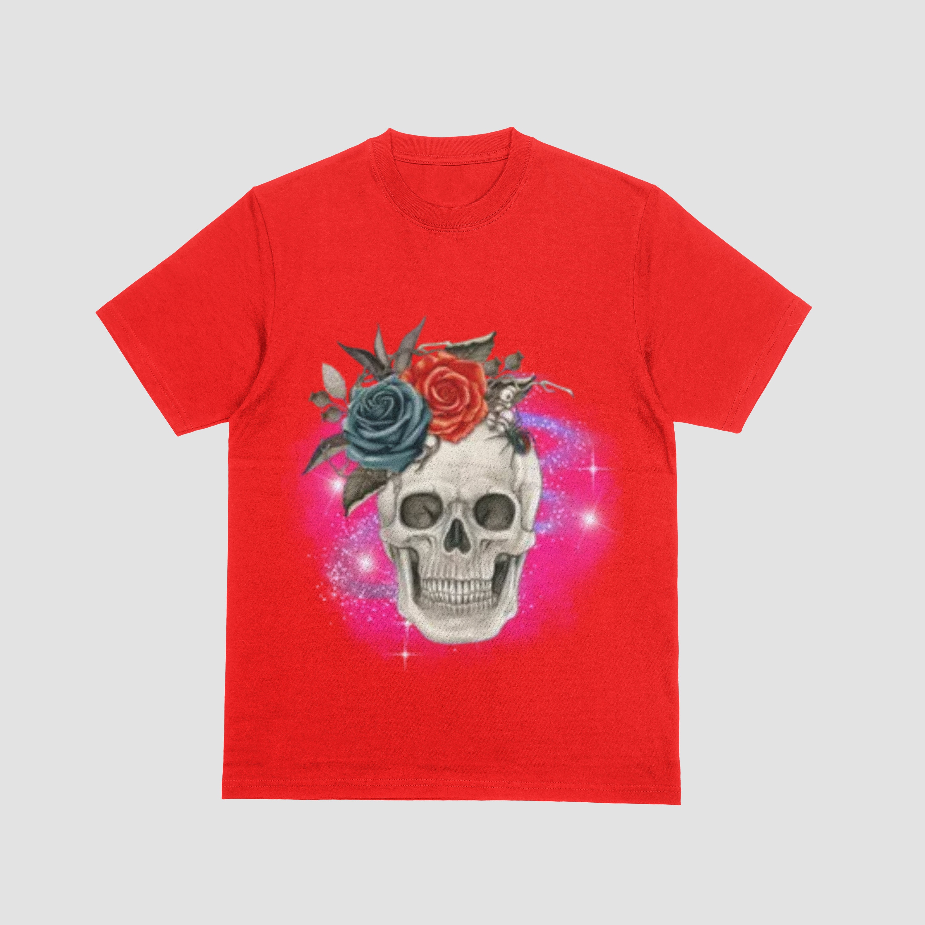 Skull With Roses - Etsy