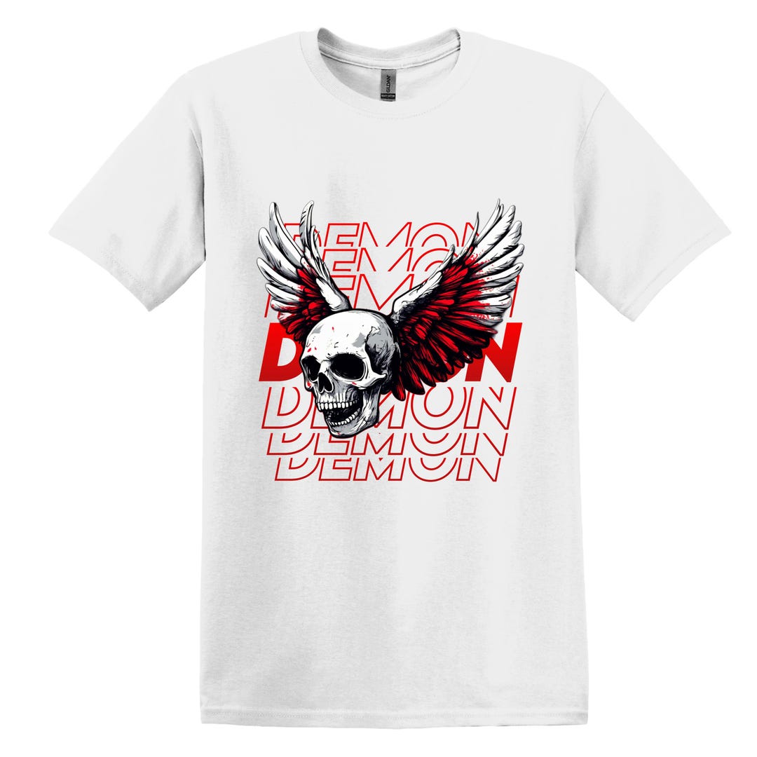 Flying Skull Png,demon - Etsy