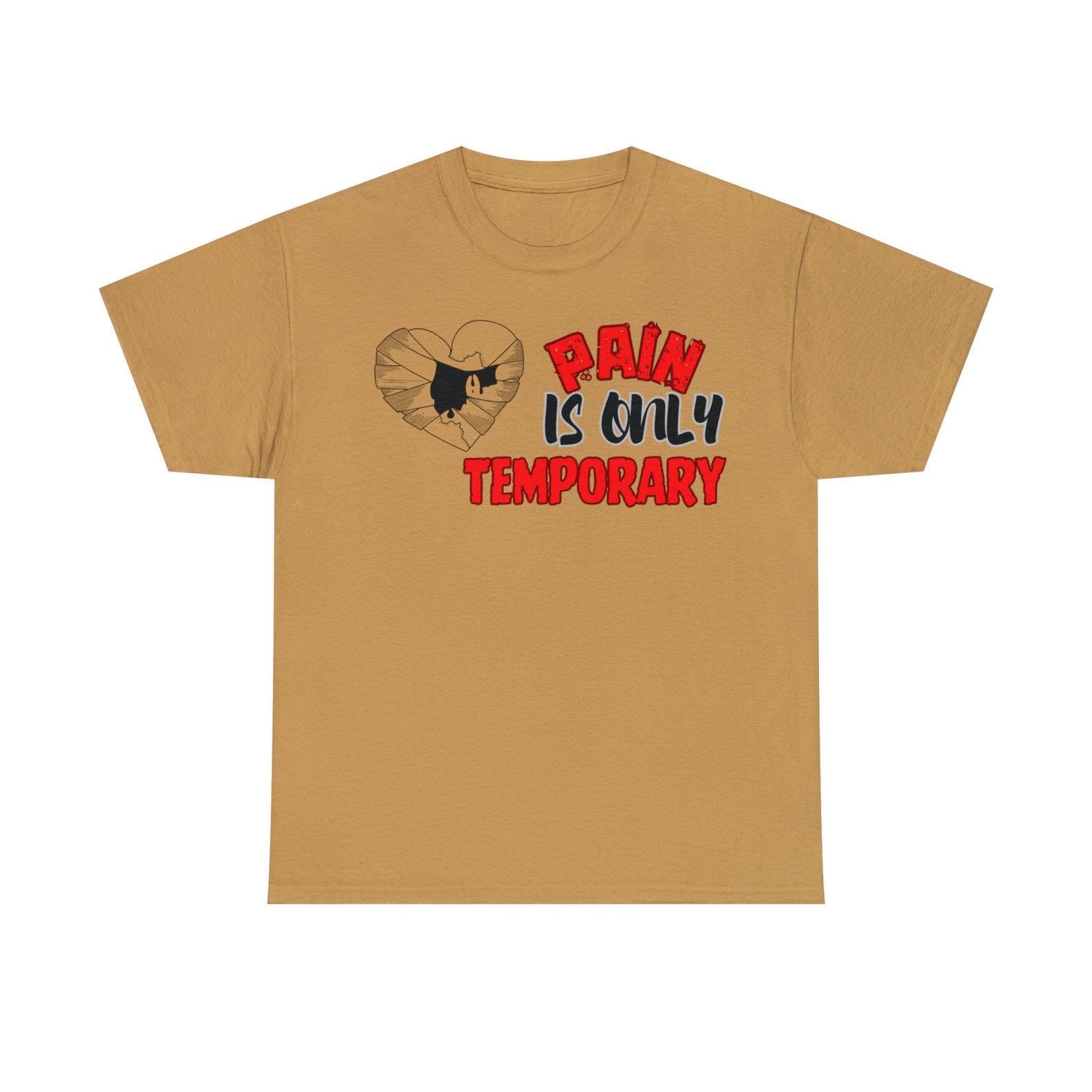 Pain is Only Temporary Life Unisex Heavy Cotton Tee - Etsy