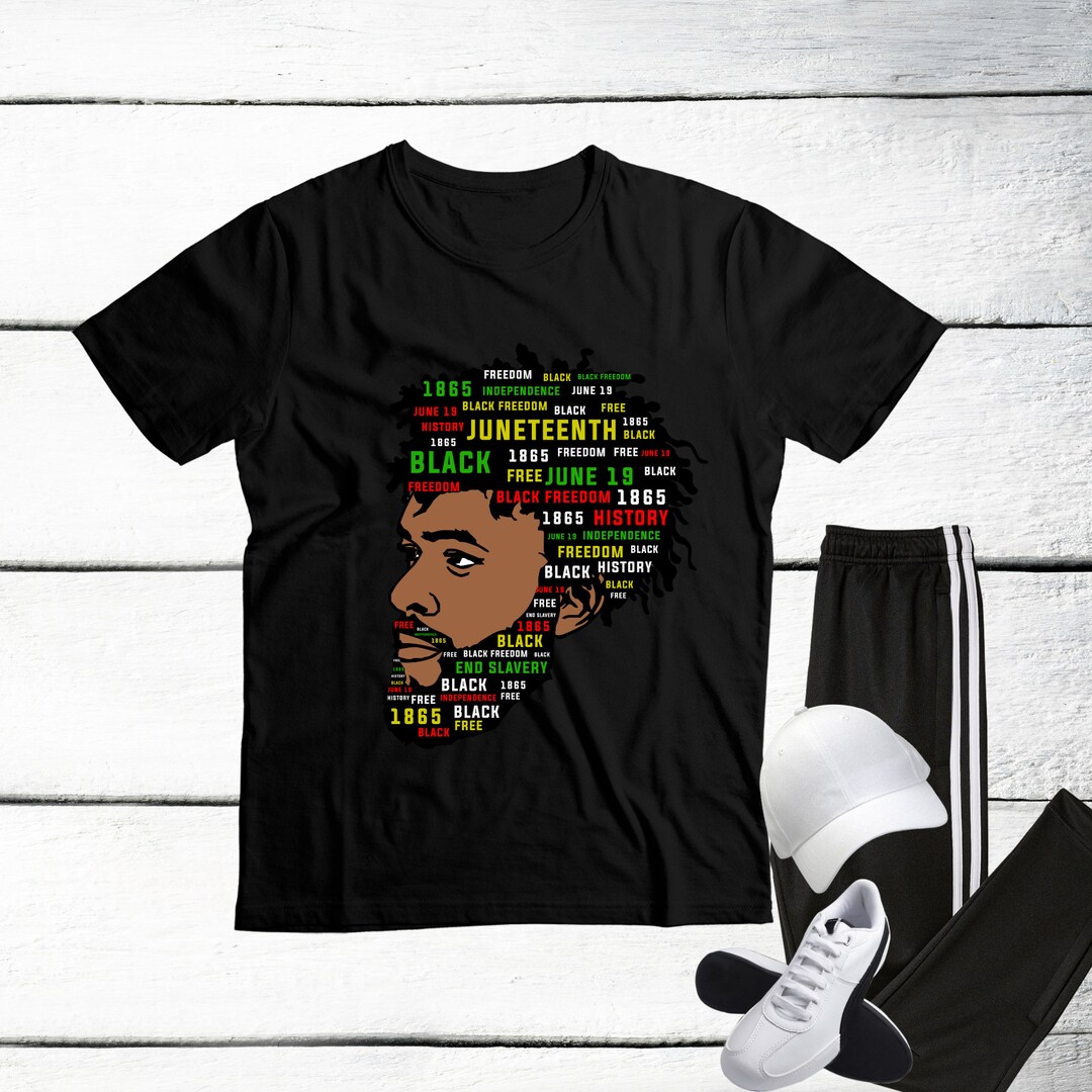 Bearded Black Freedom| Juneteenth Bearded Black Male| Juneteenth 1865 ...