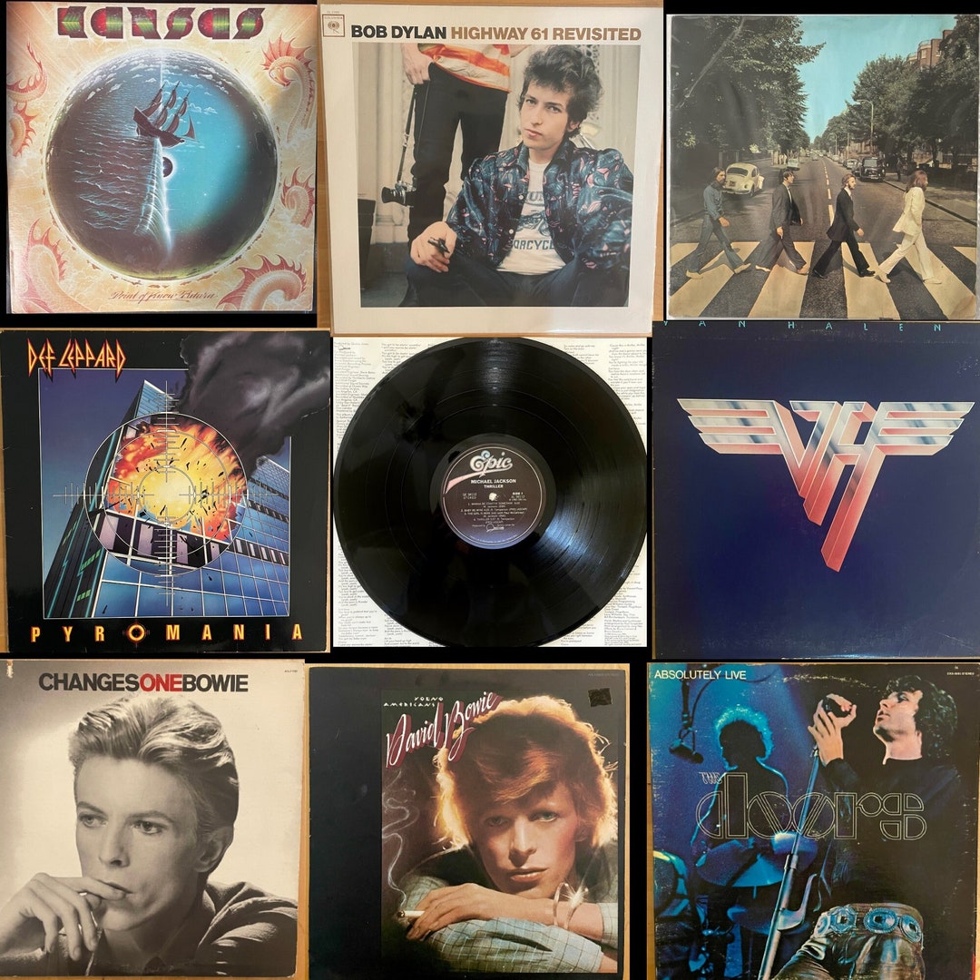 3 Vintage Vinyl Records Mystery Box: Curated Collectible 1960s-1980s ...