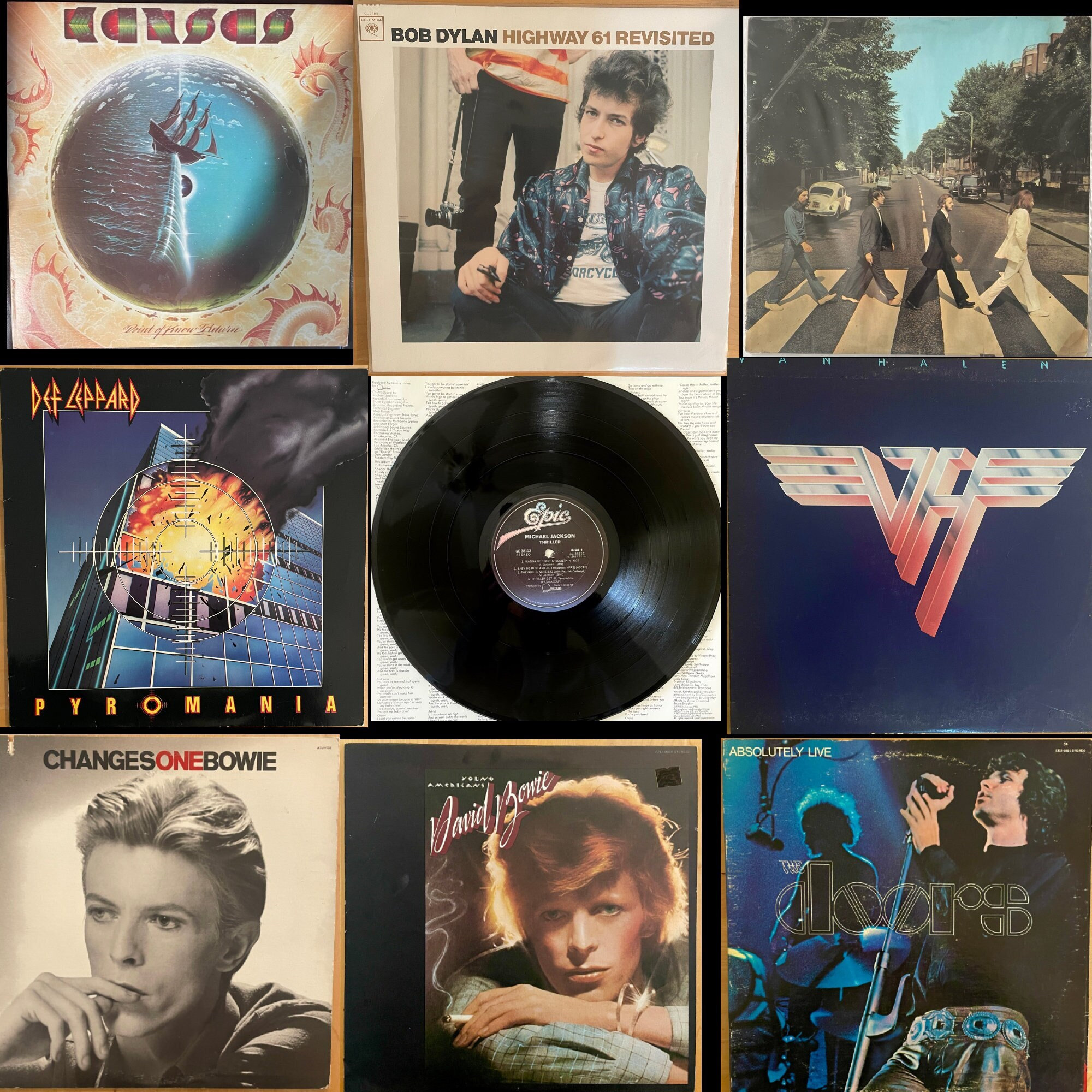 3 Vintage Vinyl Records Mystery Box: Curated Collectible 1960s-1980s ...