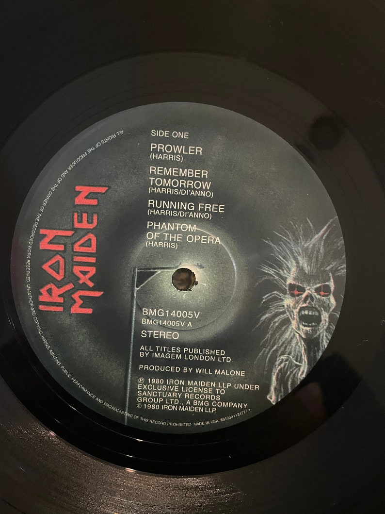 Iron Maiden (180G Vinyl)- Iron Maiden: Heavy Metal Collectible Record ...