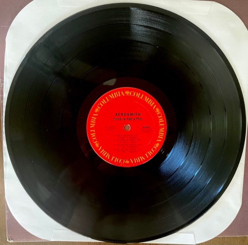Aerosmith (1975 Vinyl)- Toys in the Attic: Classic Rock Vintage Record ...
