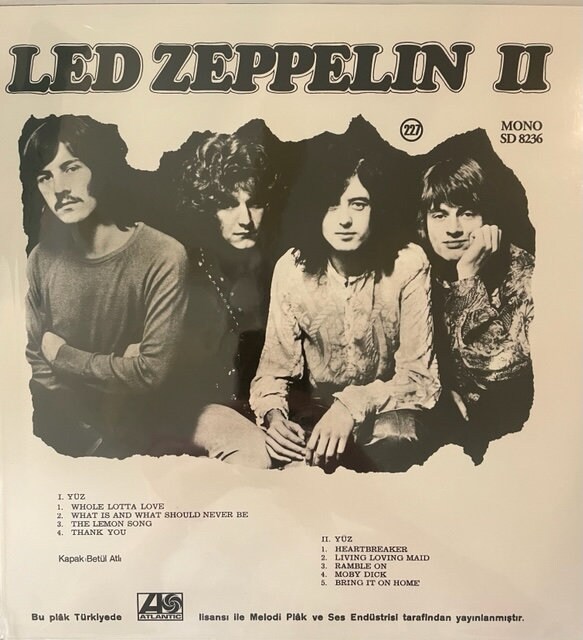 Led Zeppelin 2 vinyl Alternate Cover Led Zeppelin: Colored Pink Vinyl ...