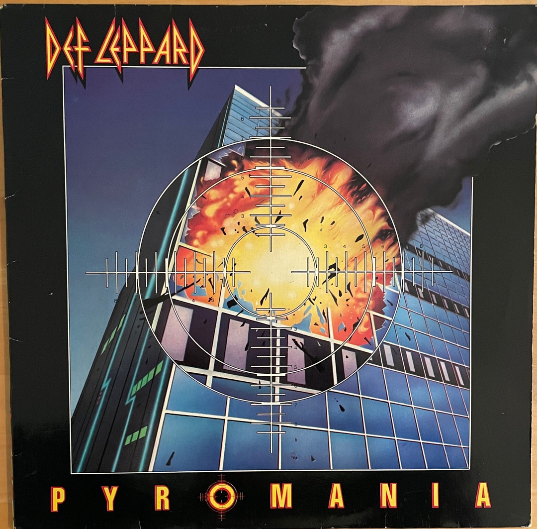 Def Leppard- Pyromania (1983 Vinyl): Vintage Classic Rock Collectible Record Album - Etsy