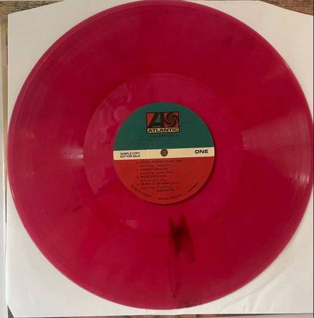 Led Zeppelin 2 vinyl Alternate Cover Led Zeppelin: Colored Pink Vinyl ...