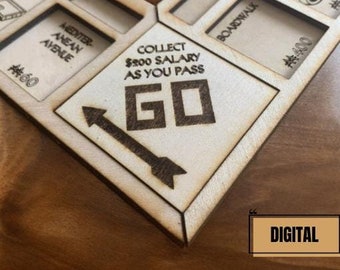 Custom-opoly Create Your Own Monopoly Board Digital Download Cut File ...
