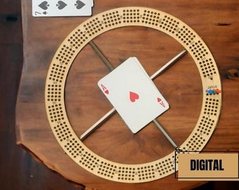Cribbage Board Template SVG File for CNC and Laser - Etsy