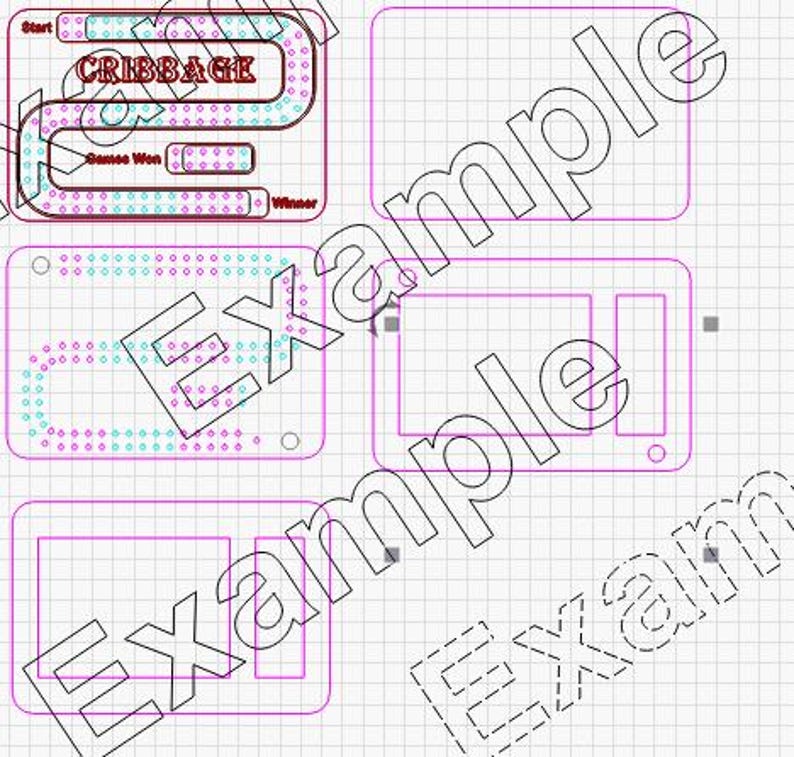 Cribbage Travel Box - SVG - Etsy