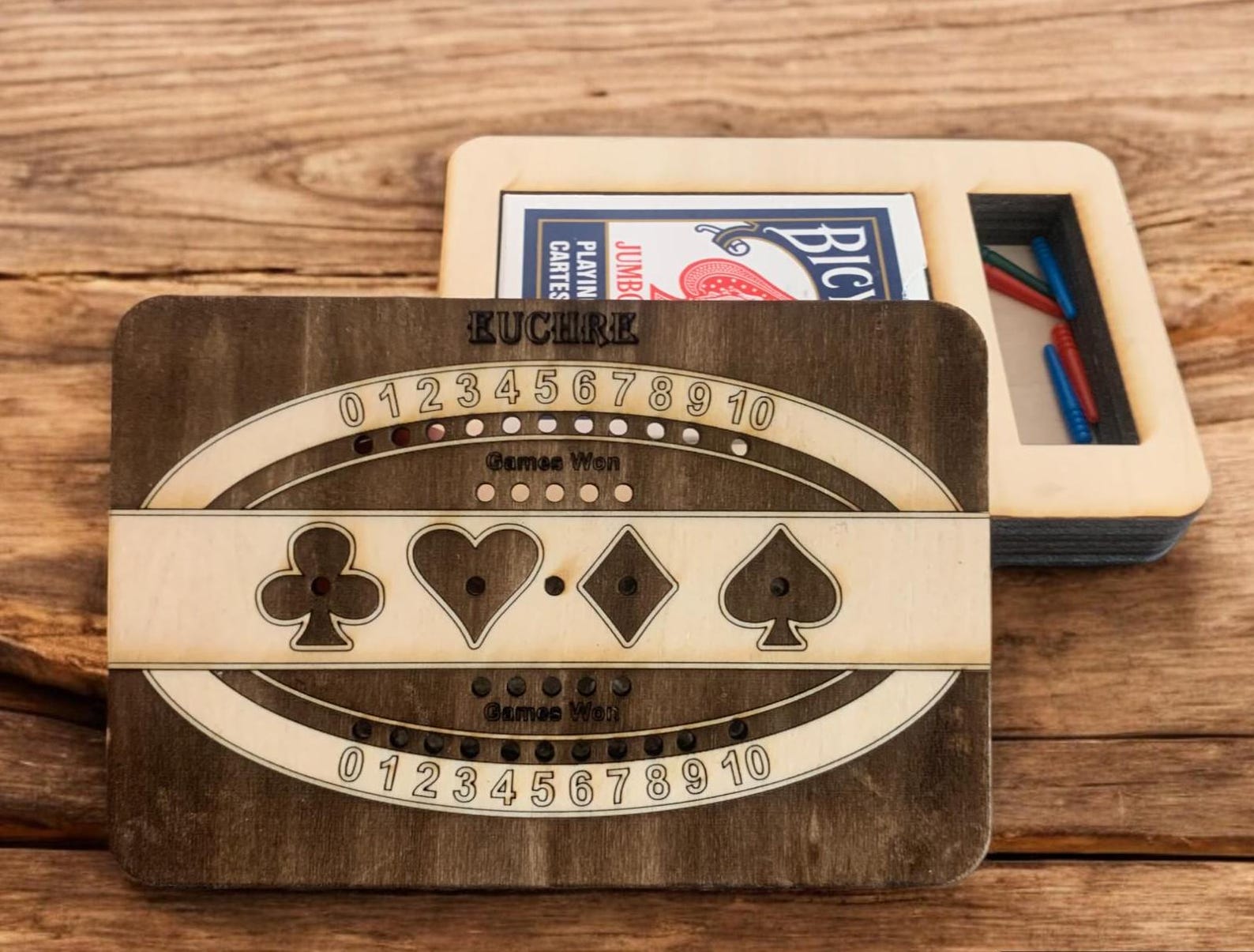 Euchre Box - SVG - Etsy