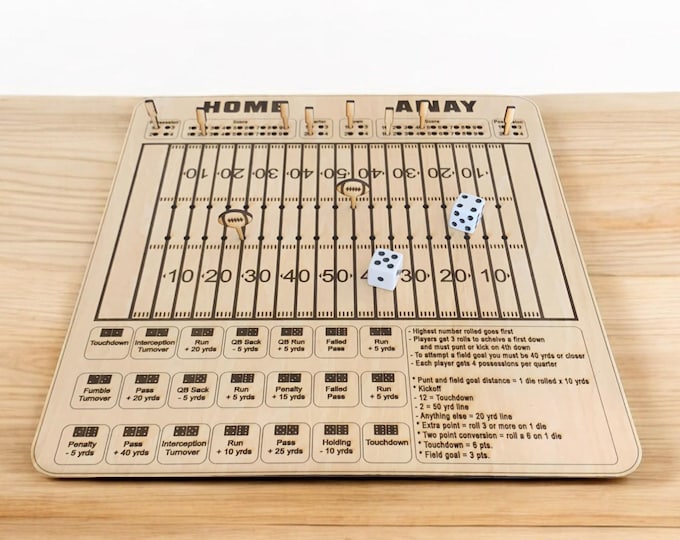 Dice Football - Etsy