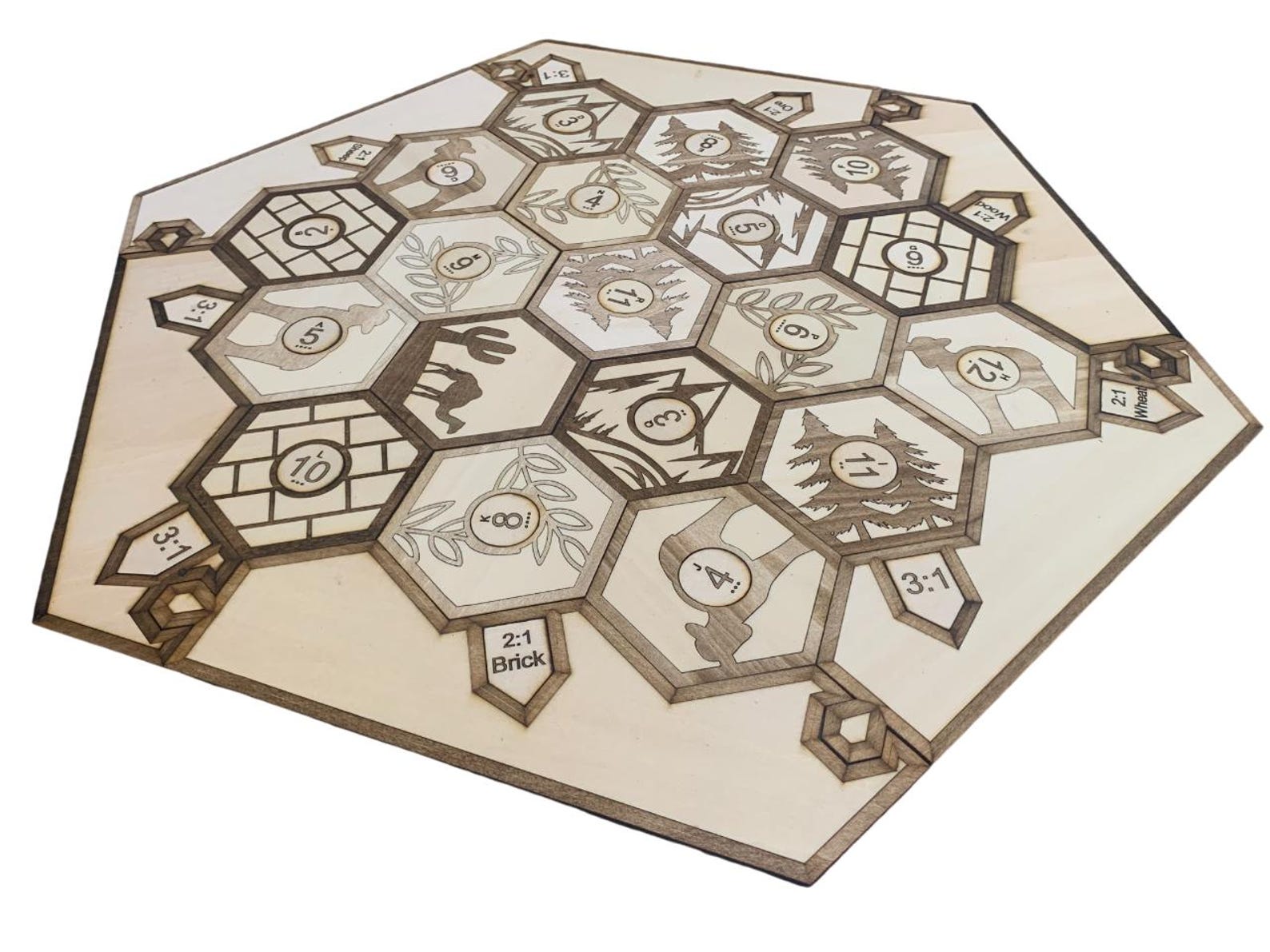 Rustic Settlers of Catan Board - SVG - Etsy