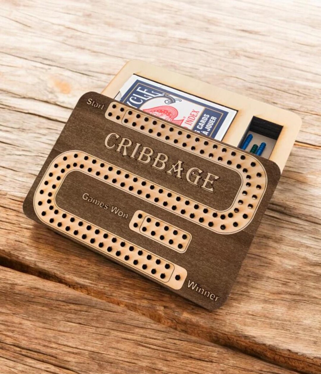 Cribbage Travel Box - SVG - Etsy