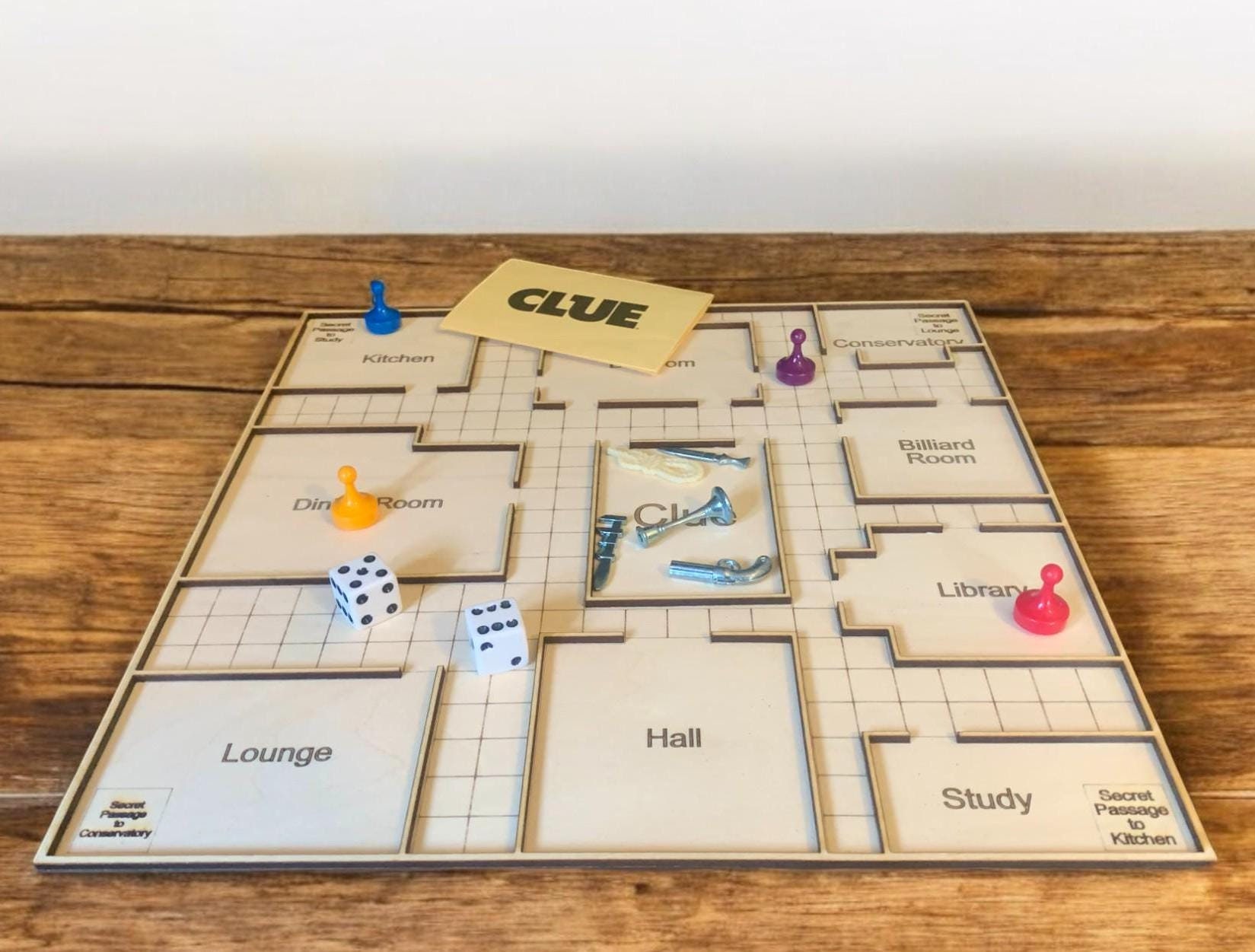 Rustic Clue Board - SVG - Etsy