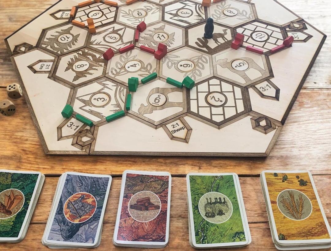 Rustic Settlers of Catan Board - SVG - Etsy