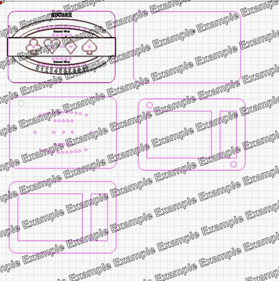 Euchre Box - SVG - Etsy